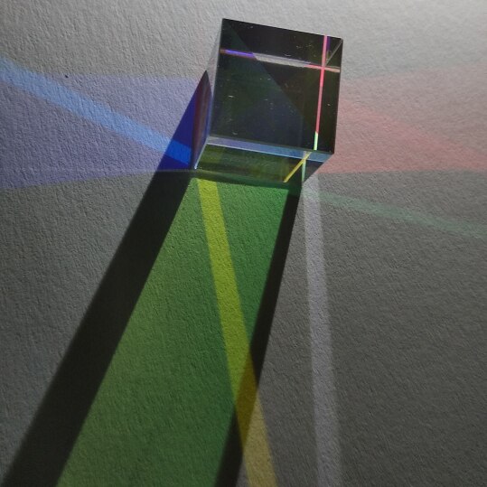 Cube Prism Zes-Zijdige Helder Licht Combineren Cub... – Grandado