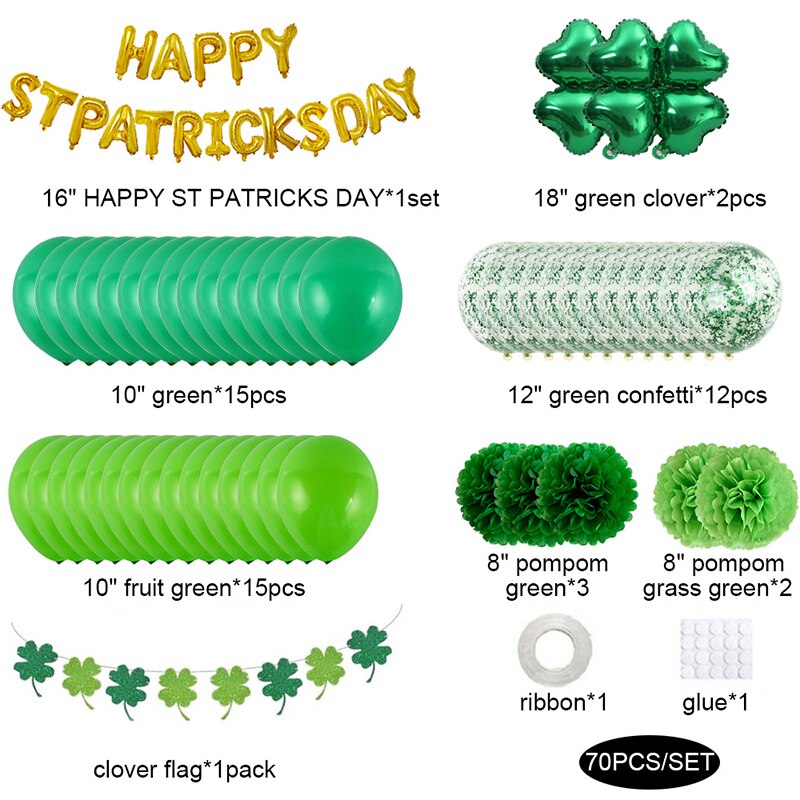 Lucky Shamrock Banner for Irish Festival St.Patric... – Grandado