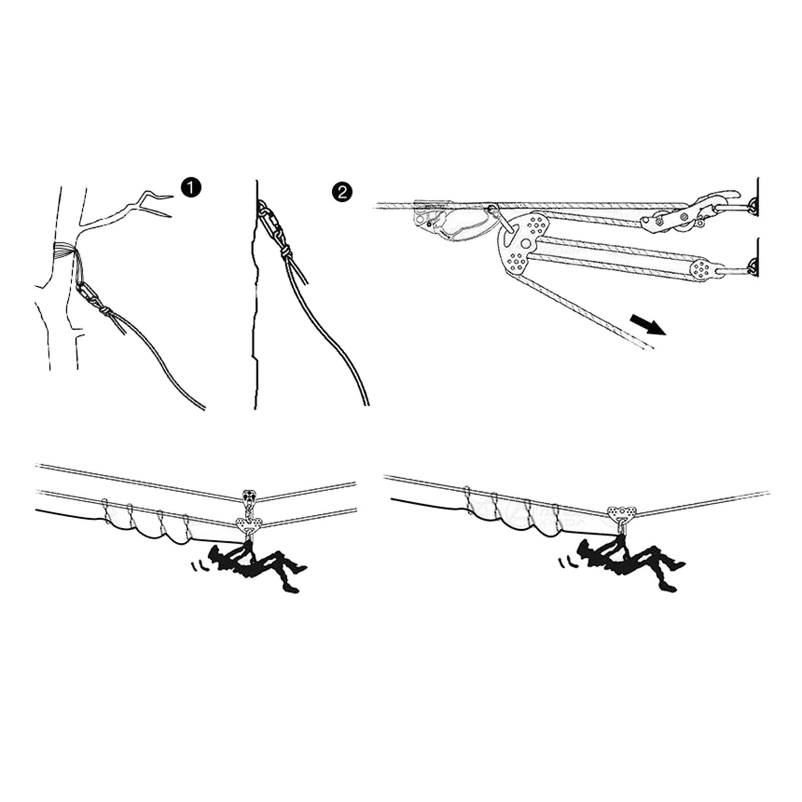 20KN 4500lbs General Purpose Mobile Pulley for Roc... – Grandado