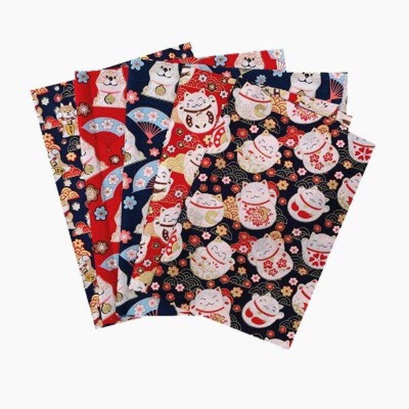 20*25CM Cotton Printed Fabric Small Flower Pattern... – Grandado
