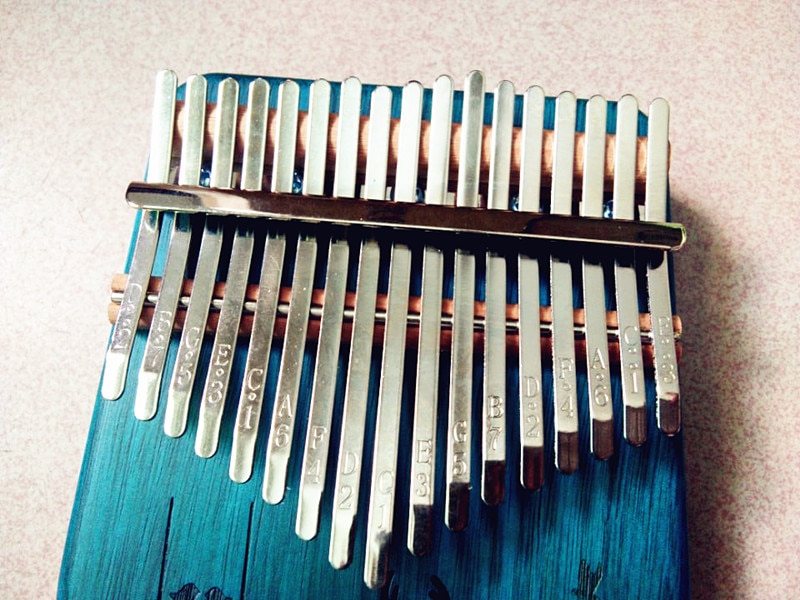 Perfekt lyd 17 tangenter kalimba tommelfinger klav... – Vicedeal