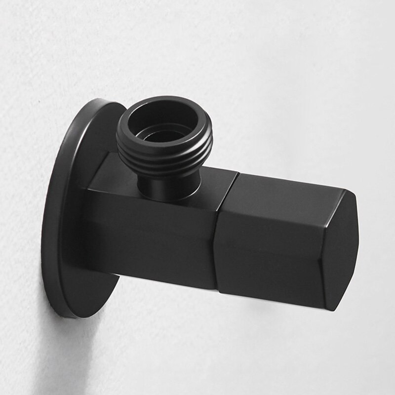 Black angle valve for bronze toilet valve black co... – Grandado