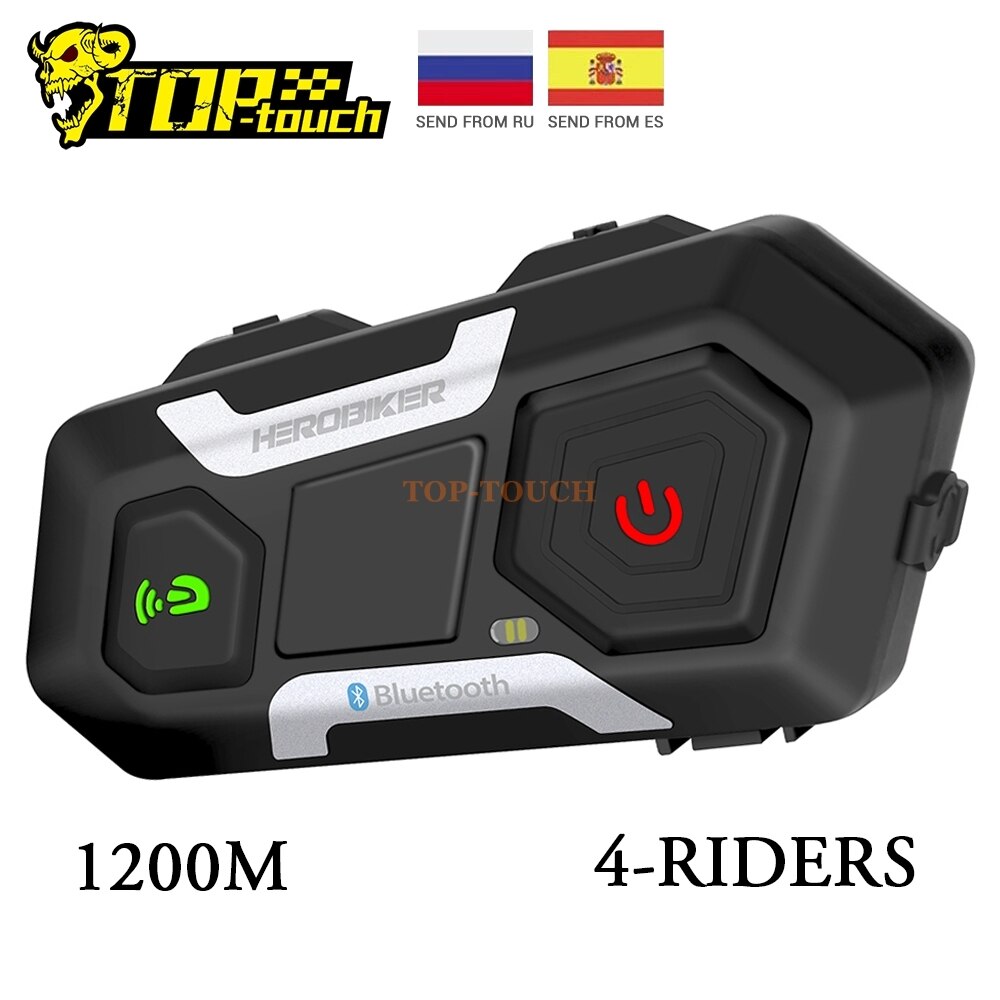 Motorfiets Intercom 5.0 Helm Headset Bluetooth Int... – Vicedeal