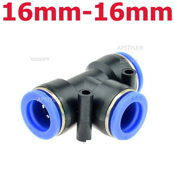Tee Pneumatic Quick Fittings Connector 4mm 6mm 8mm... – Vicedeal