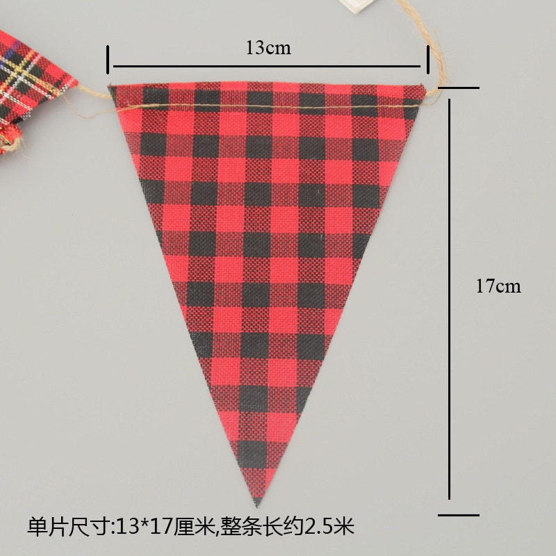 Christmas Decorating Triangular Flag Hanging Flag ... – Vicedeal