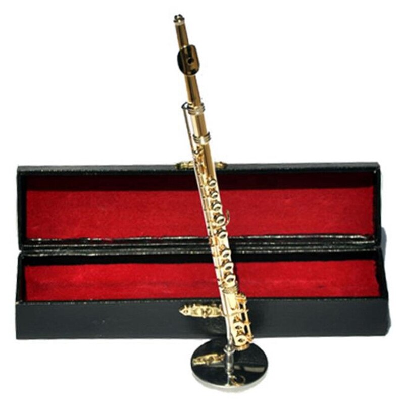 Copper Miniature Flute With Stand and Case Mini Mu... – Grandado