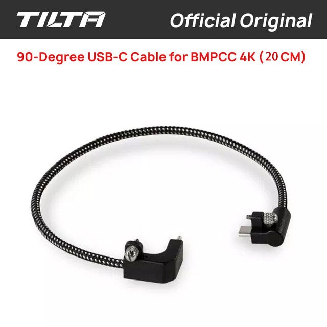 Tilta BMPCC 4K CB-USBC-20 90-Degree 20cm USB-C Cab... – Grandado