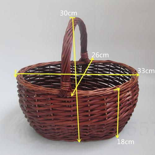 Rattan willow weaving straw bamboo weaving portabl... – Grandado