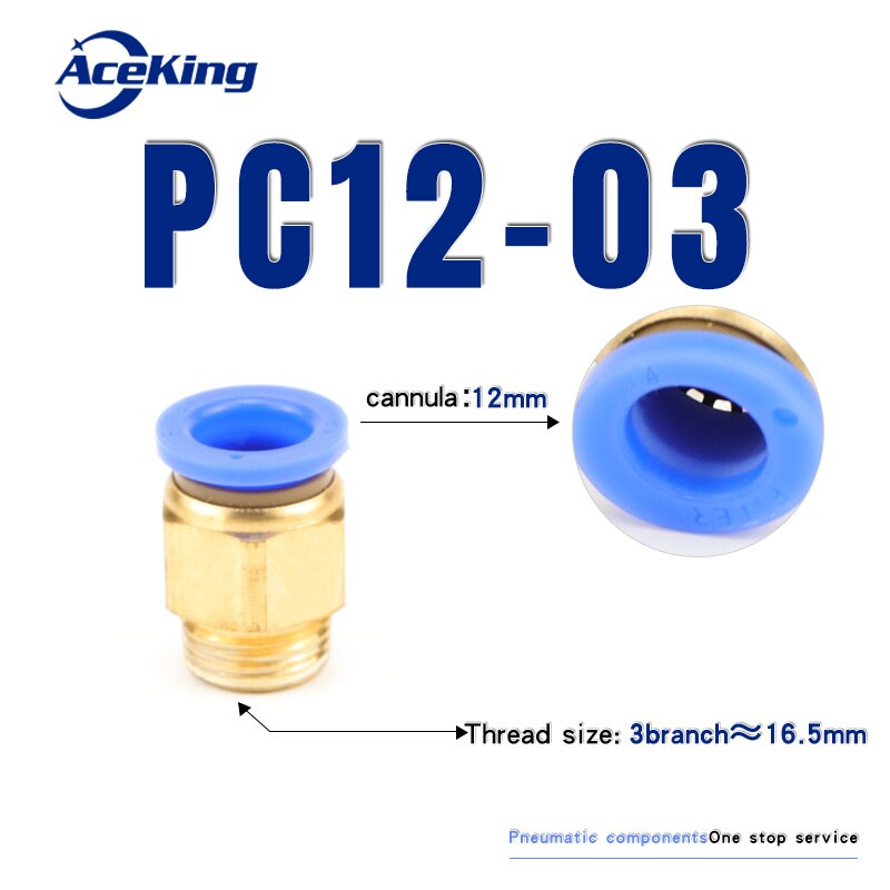 Air Pneumatic PC Fitting12mm 10mm 8mm 6mm 4mm Hose... – Grandado