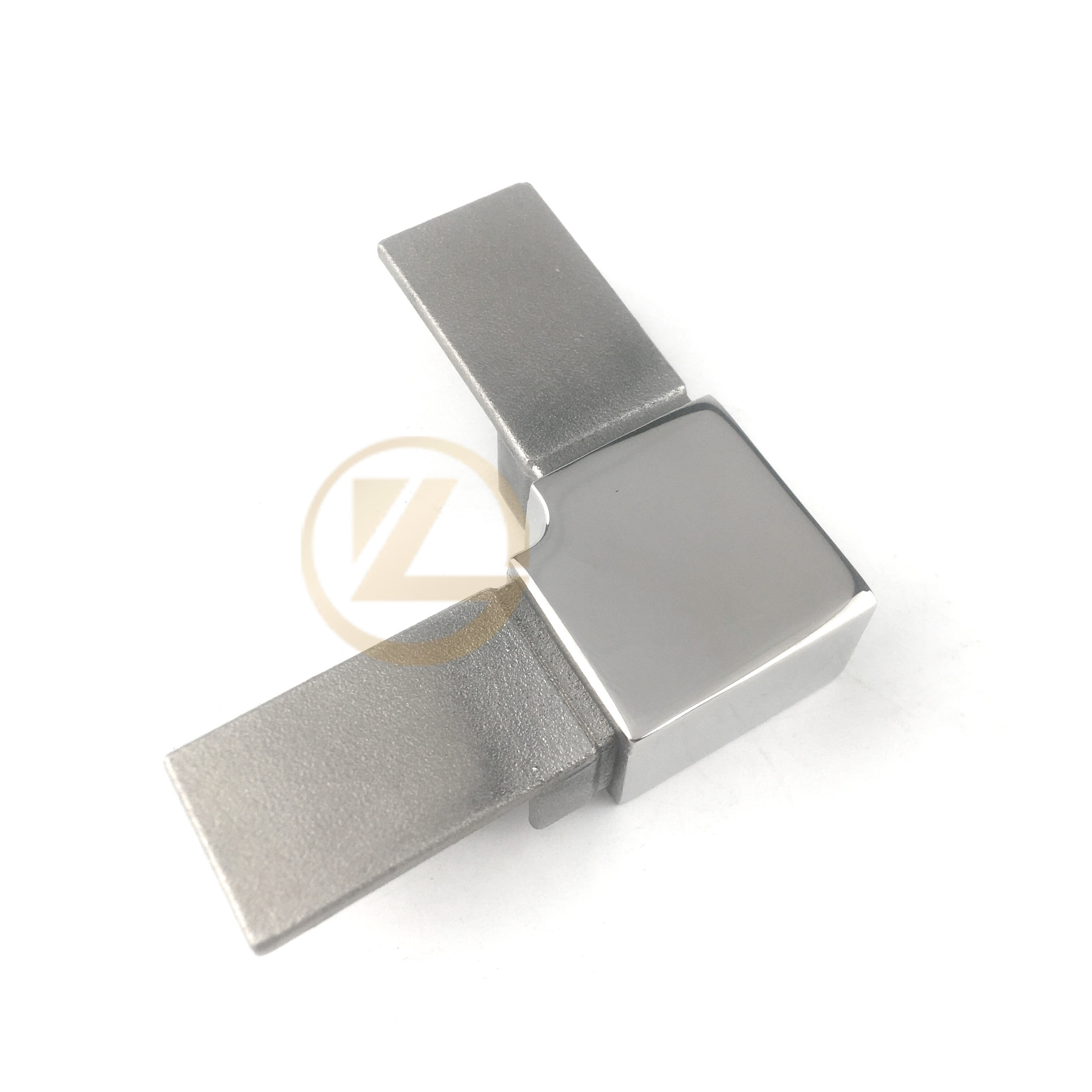 YL Stainless 90 degree handrail connector glass ba... – Grandado
