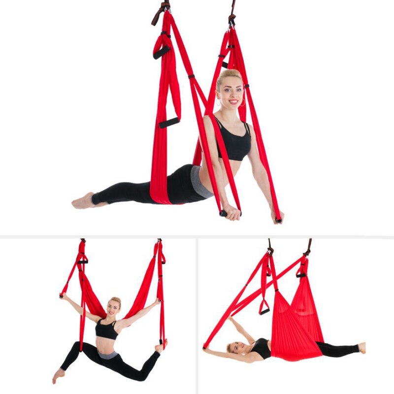 Aerial Yoga Swing Set Yoga Swing Hammock Inversion... – Grandado