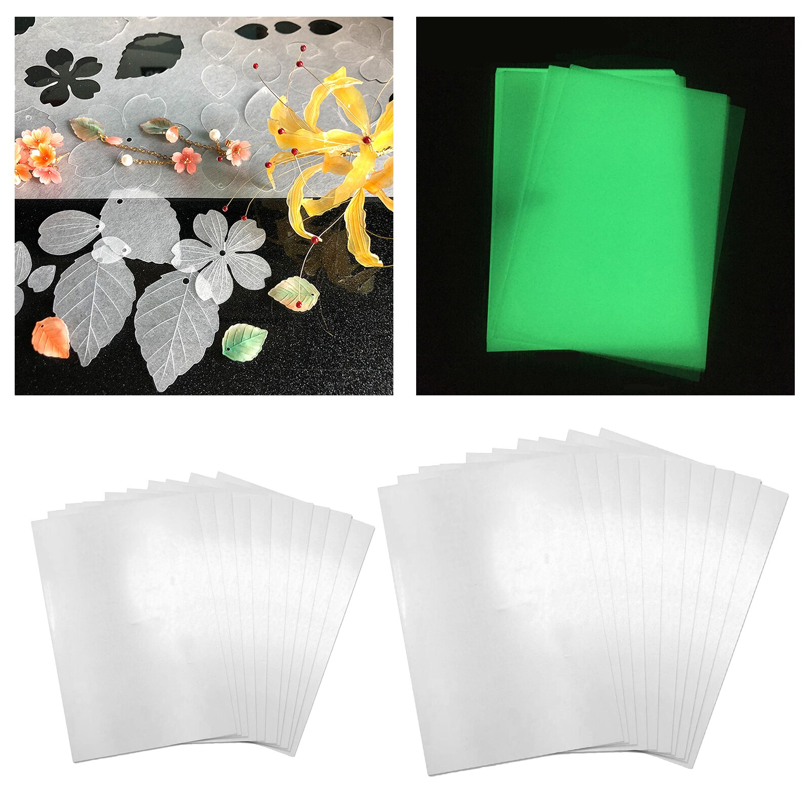 10x Doorschijnende Krimpen Printable Plastic Velle... – Grandado