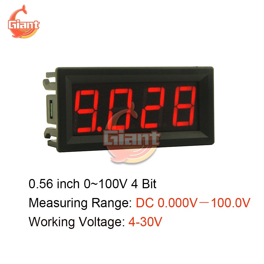 0.56" LED Digital Display Panel Voltage Meter... – Grandado