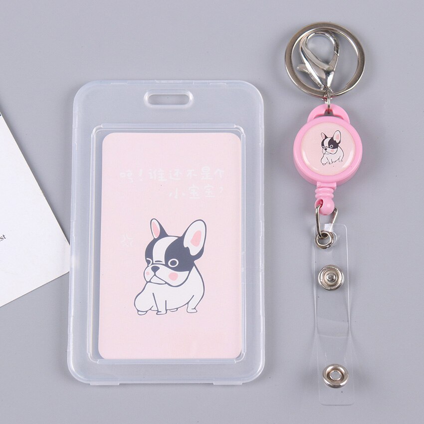 1PC Telescopic Transparent Keychain Double Card Sl... – Vicedeal