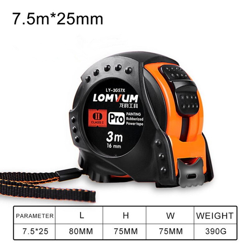 LOMVUM Portable tape measure 3/5/7.5m steel tape m... – Grandado
