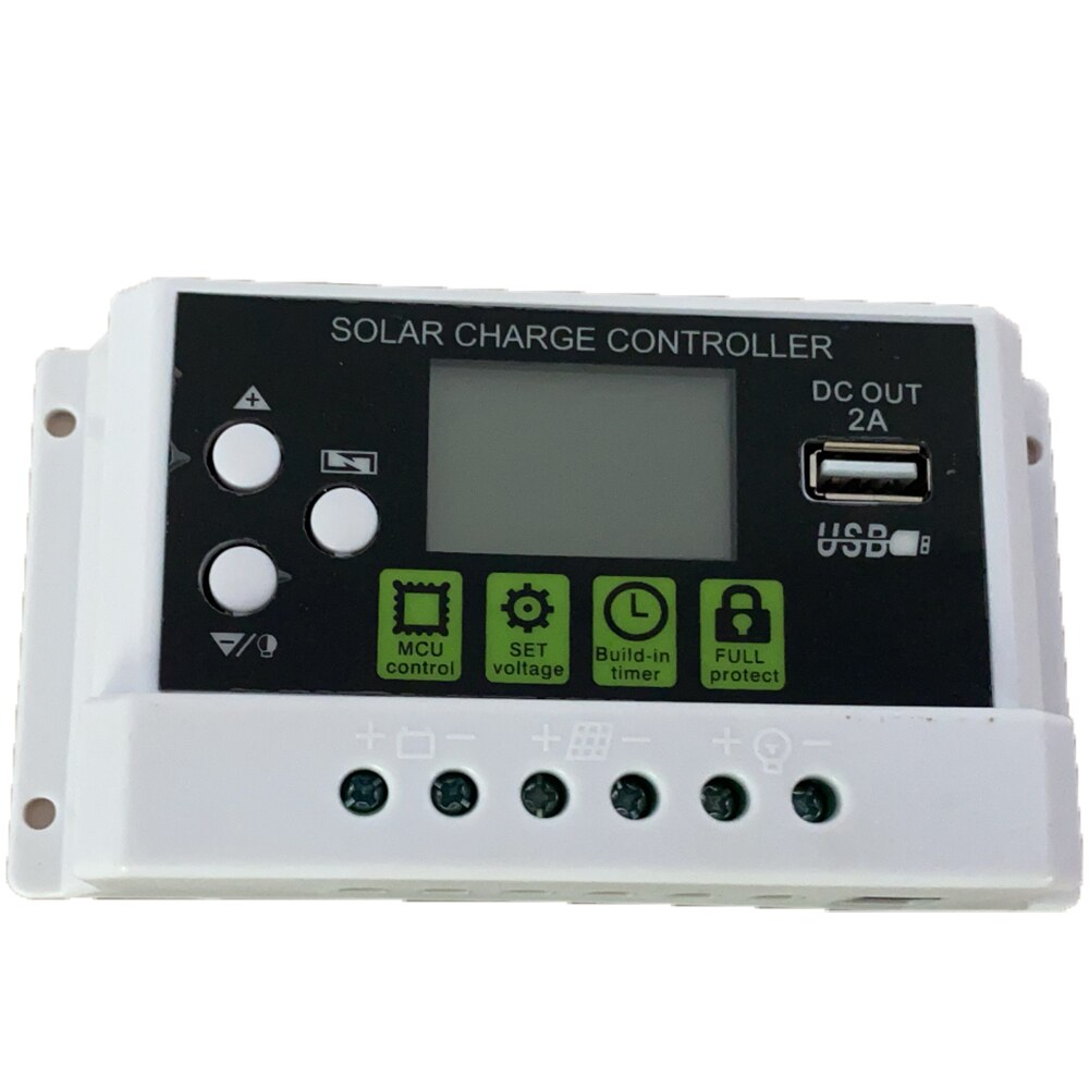 LCD Solar Charge Controller 10A /20A 12v/24v Solar... – Grandado
