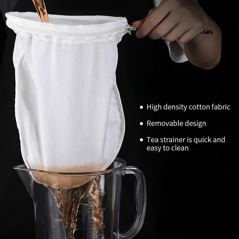 Food Grade Cotton Filter Bag Milk Tea Beer Milk Co... – Grandado