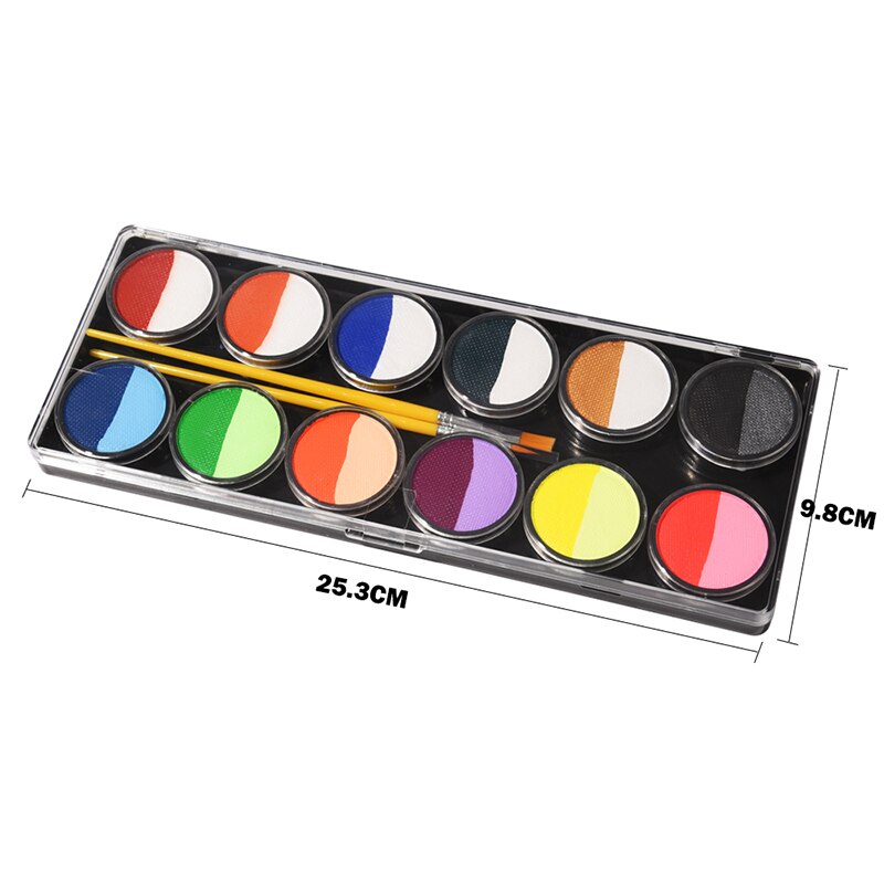 OPHIR Rainbow Face Paint Palette Split Cakes Body ... – Grandado