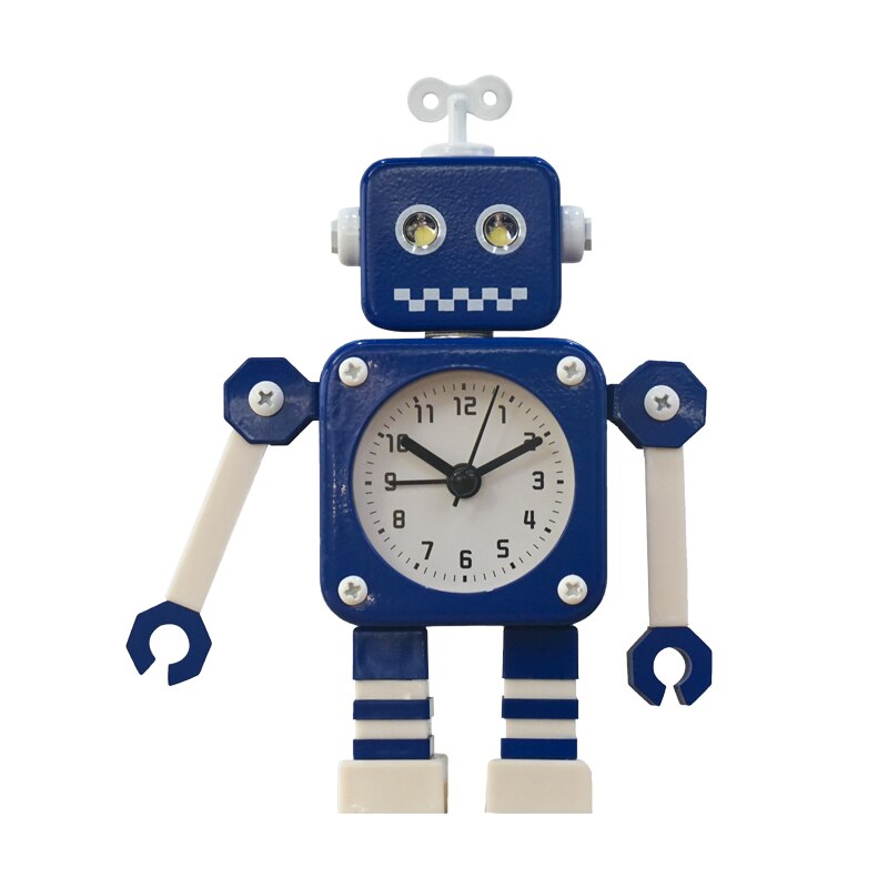 Bedside Girls Cute Cartoon Robot Alarm Clock Kids ... – Vicedeal