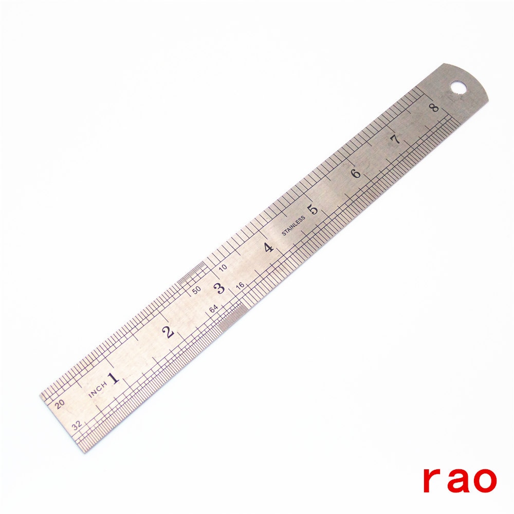 20cm Stainless Steel Metal Straight Ruler Ruler To... – Grandado