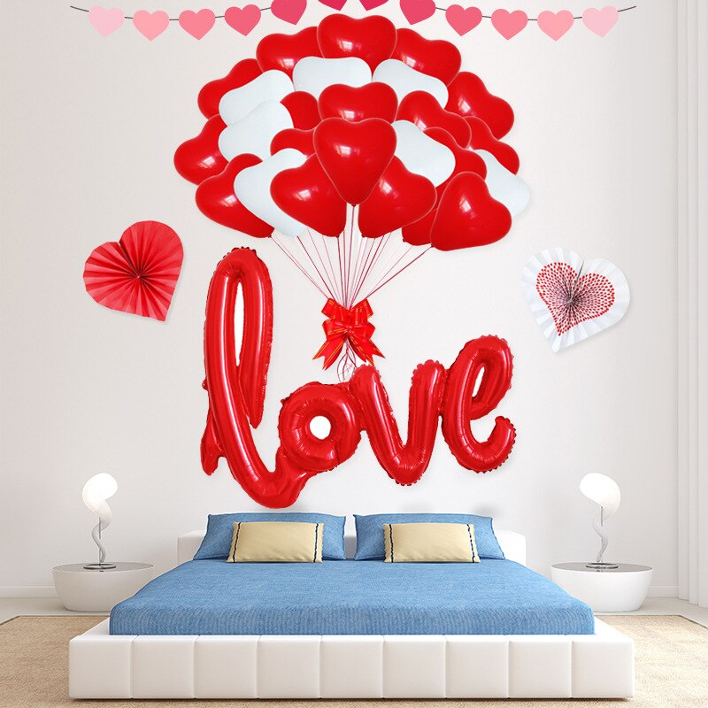 Valentine's Day Wedding Party Decorations LOVE Bal... – Vicedeal