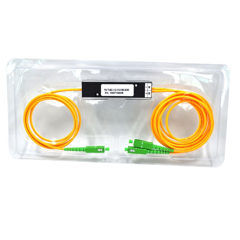 ZHWCOMM 1x2 SC APC fiber optic splitter FBT Single... – Vicedeal