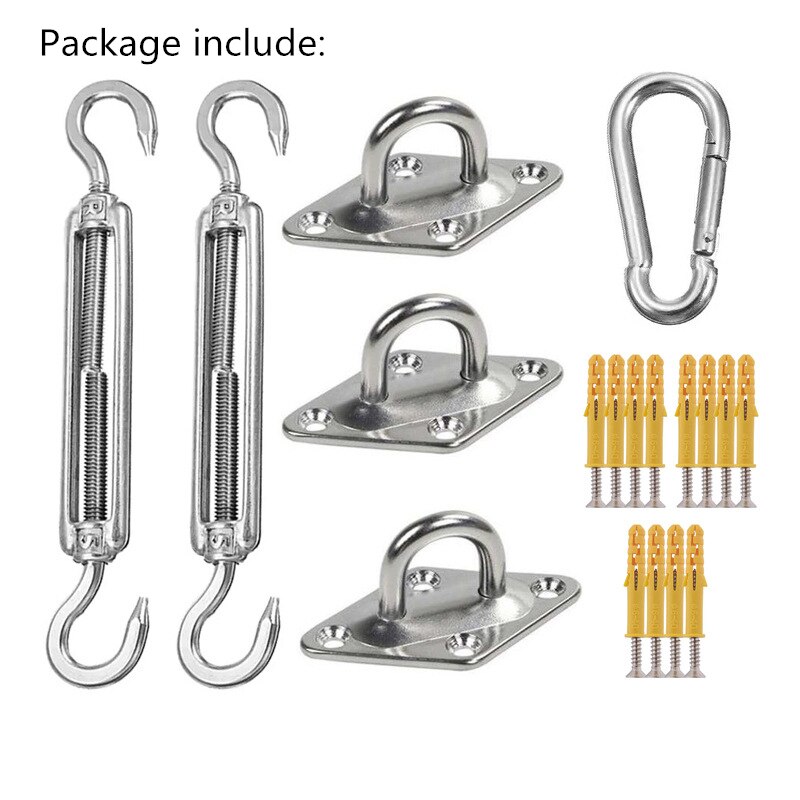 Stainless Steel Outdoor Garden Sun Sail Shade Cano... – Grandado