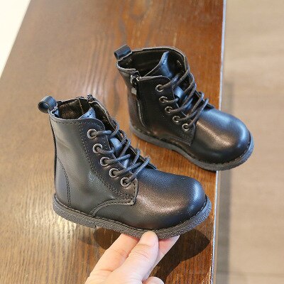 Children Boots Boys Waterproof Sneakers Kids PU Le... – Grandado