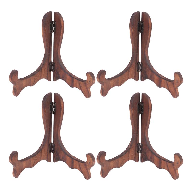 4PCS Wooden Display Stand Foldable Decorative Disp... – Grandado