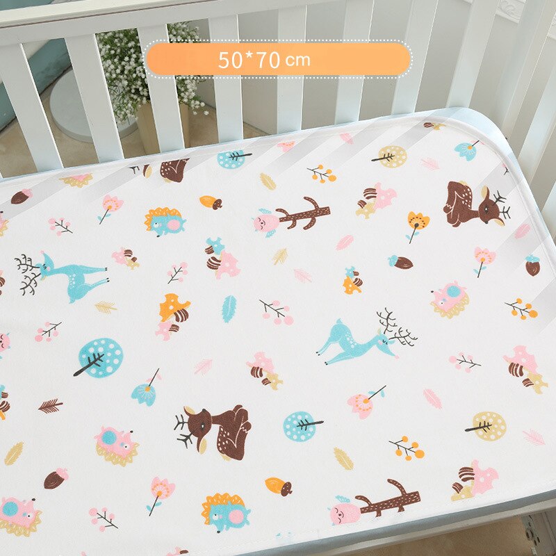 Cartoon Bear Baby Diaper Changing Mat Cotton Large... – Grandado