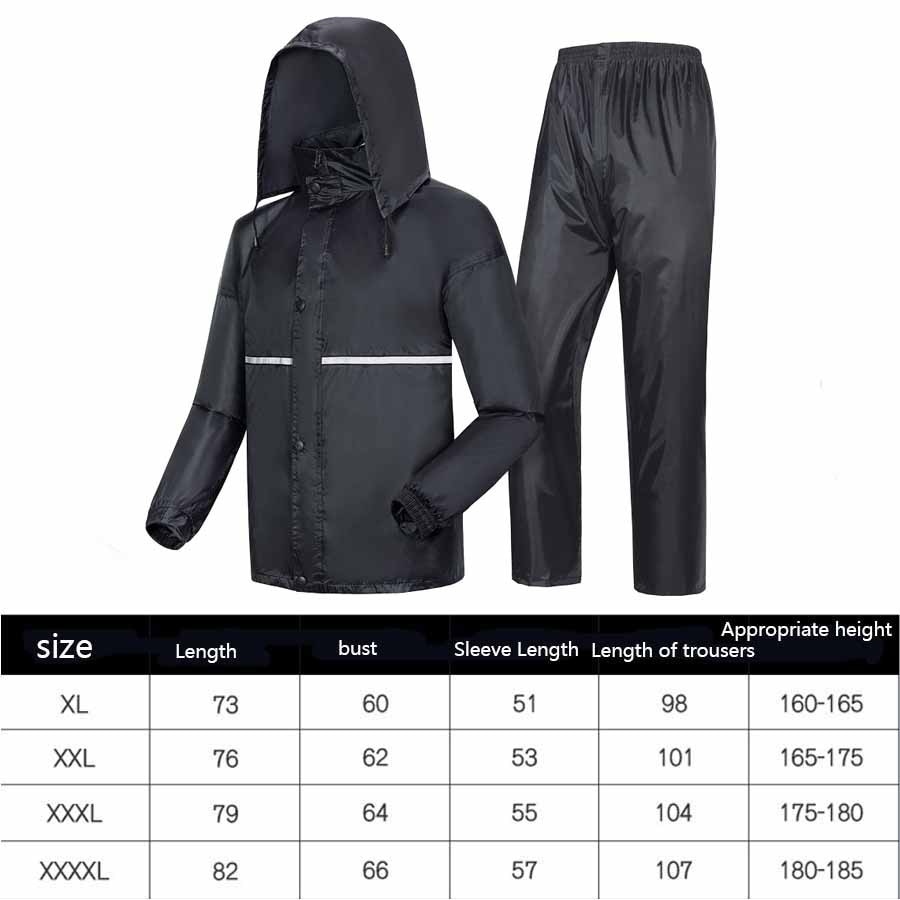 Thick double raincoat split suit cross-border dire... – Vicedeal