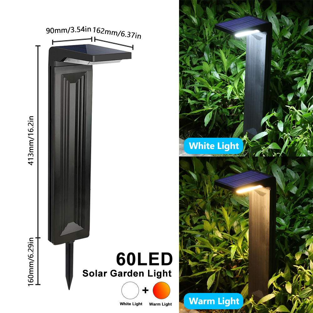 Solar Pathway Lights Outdoor Adjustable Head Solar... – Grandado