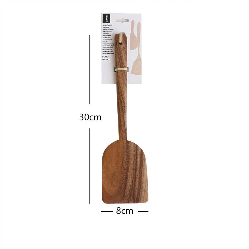 12 Vorm Natuurlijke Houten Lepel Pollepel Lange Ri... – Vicedeal