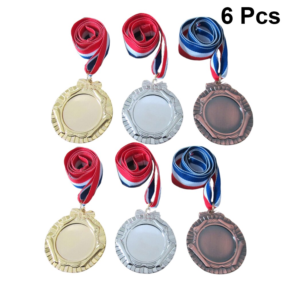 3pcs Award Medals Universal Metal Medals With Lany... – Grandado