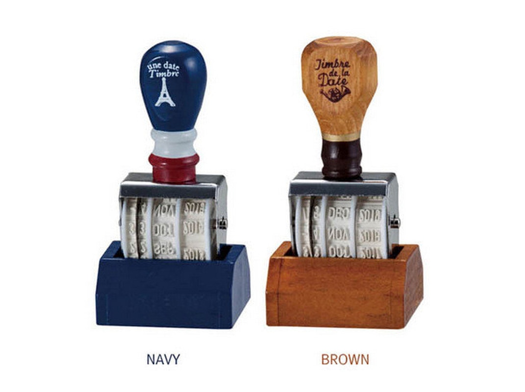 Vintage Wooden handle date DIY stamp diy stamps fo... – Grandado