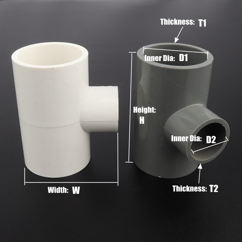 3pcs 25 32mm To 25 20mm PVC Reducing Tee Joints Mi... – Vicedeal