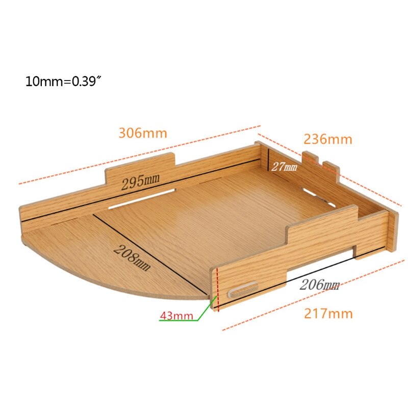 Wood Desk Organizer File Paper Storage Holder Stan... – Grandado