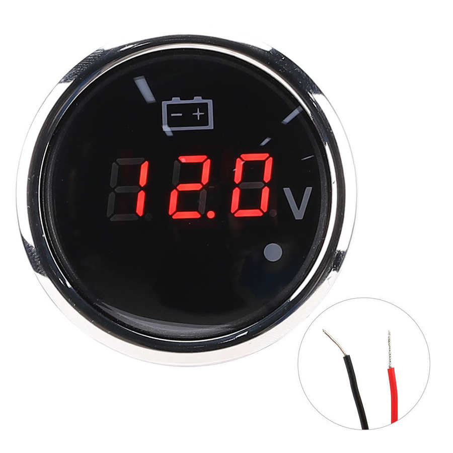 2in Battery Voltage Gauge LED Digital Display IP67... – Grandado