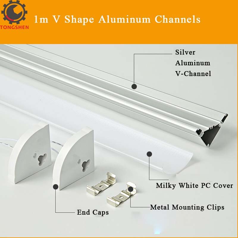 50X50mm V Shape Aluminum Channels 90 Degree Corner... – Vicedeal