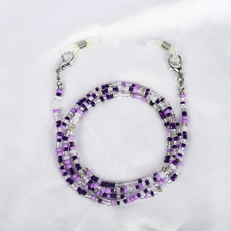 Brillekjede maske kjeder retro fargerike perler so... – Vicedeal