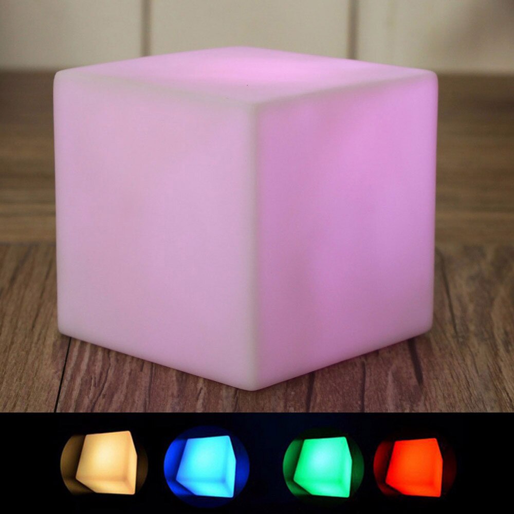 Led Color Changing Mood Cube Night Light Table Lam... – Grandado