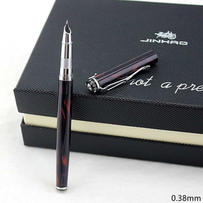 Fashionable Silver Clip Fountain Pen with Diamond ... – Vicedeal