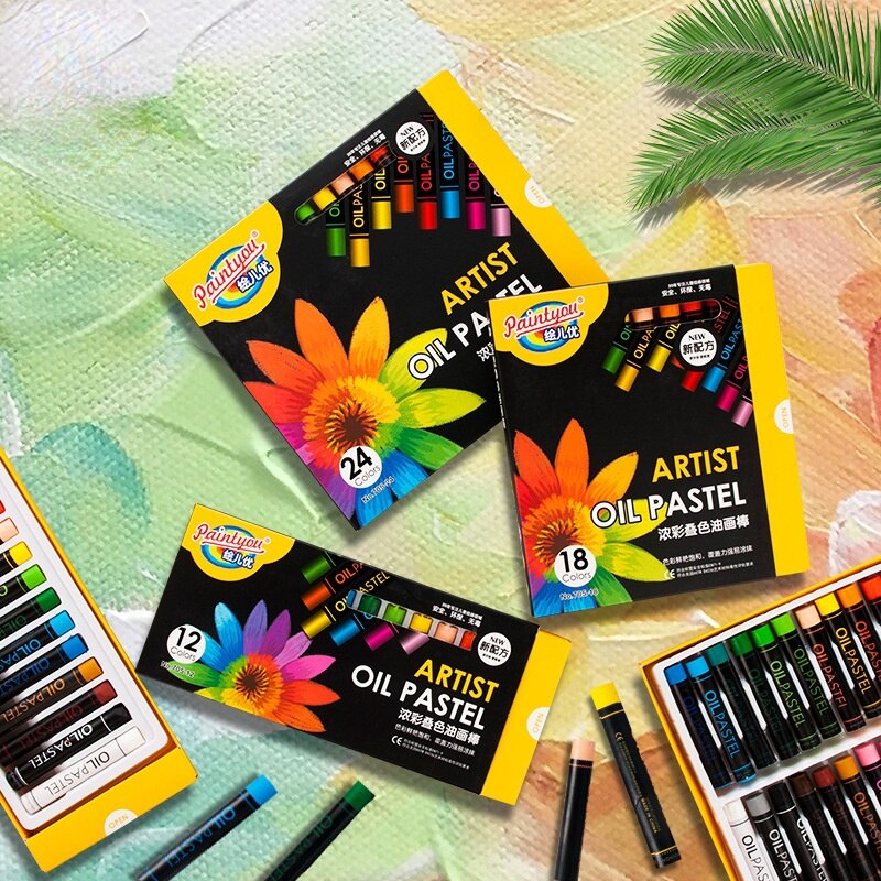 Heavy-color Oil Painting Stick 12-color Smeared Oi... – Grandado