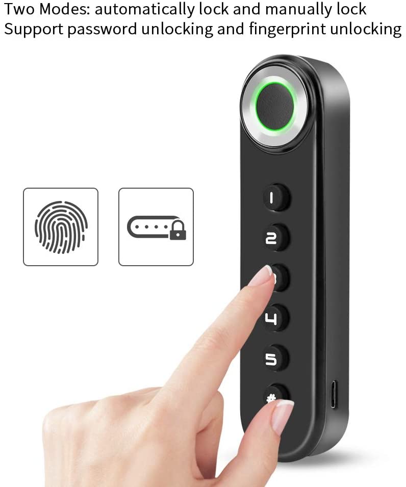 Smart Digital Fingerprint Cabinet Lock/ Electronic... – Grandado