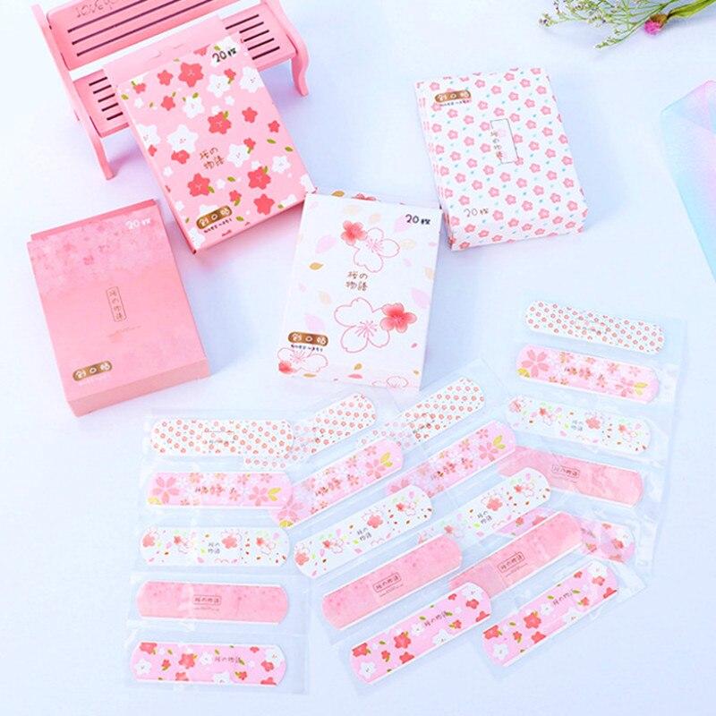 20Pcs/box Cute Cartoon Band Aid Adhesive Bandages ... – Grandado