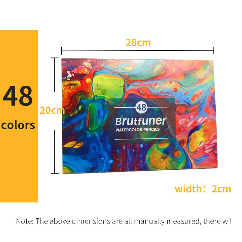 Brutfuner 48/72/120/160/180Color Color Pencils Woo... – Vicedeal