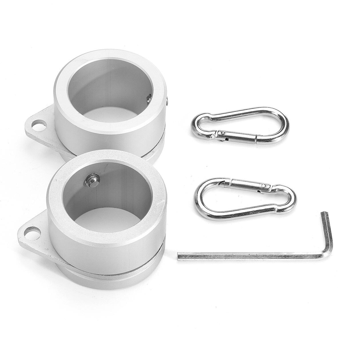 1Pair Aluminum Alloy Flag Pole Rings 360 Degree Ro... – Vicedeal