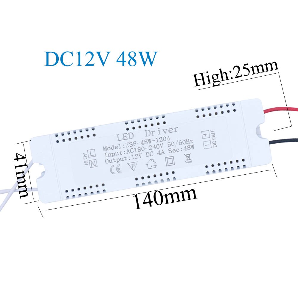 12v virtalähde koteloidulla ohjainmuuntajalla 6w 1... – Grandado