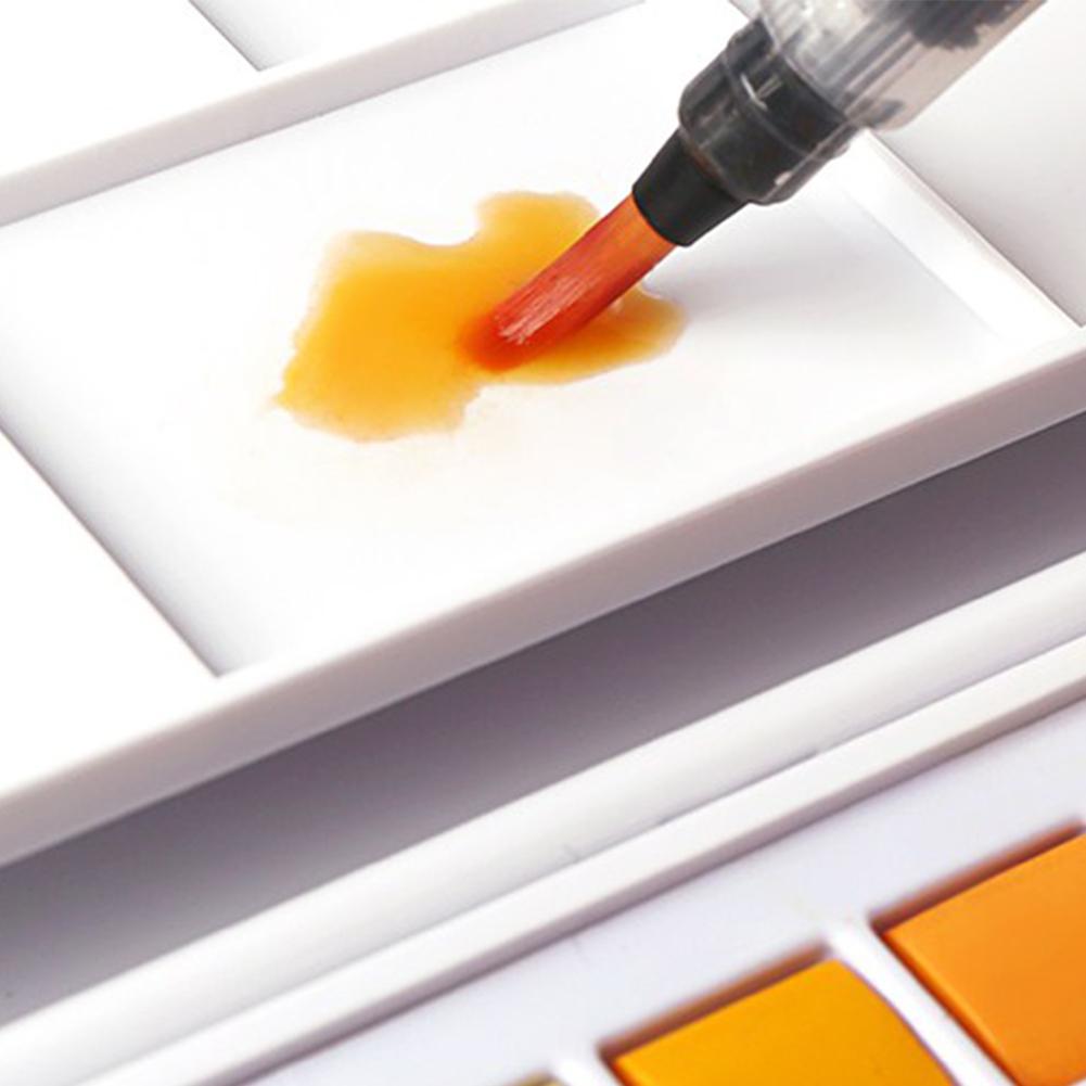 Solid Watercolor Painting Set Box With Water brush... – Grandado