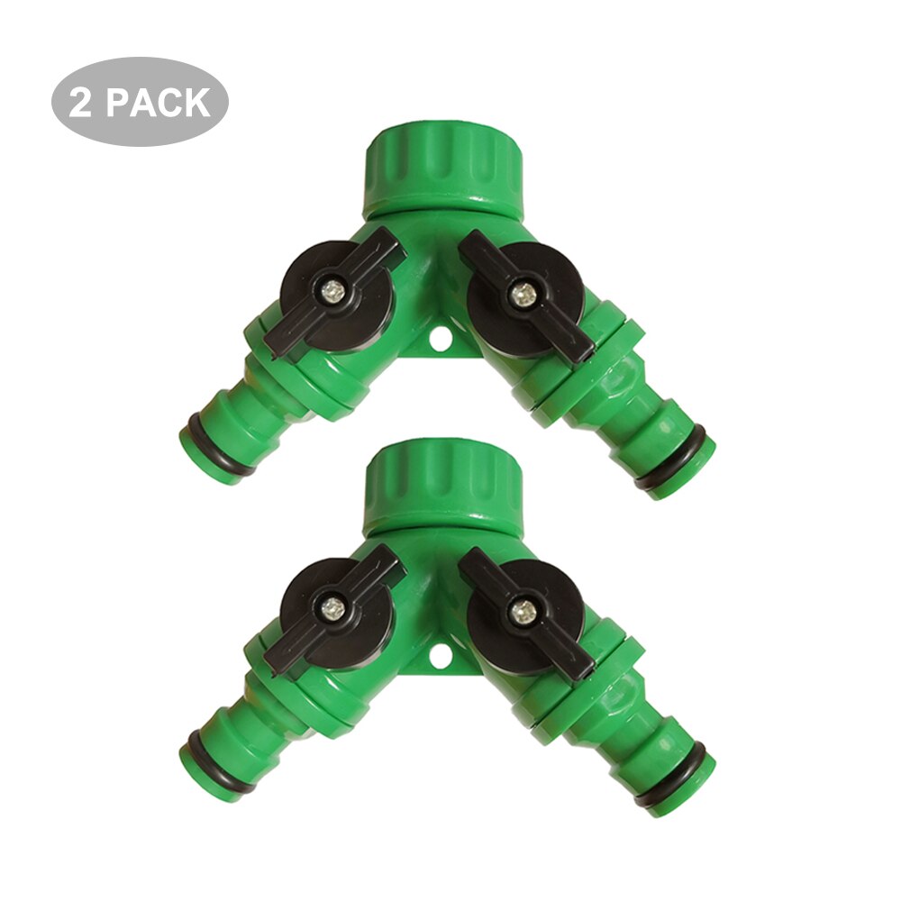 2Pcs Green 3/4 '' Plastic Y-Hose Dispenser Garden ... – Grandado